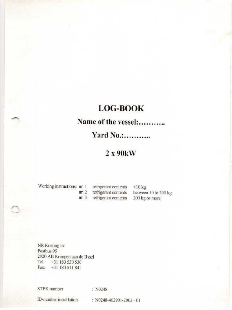 Provision Plant Manaual | PDF