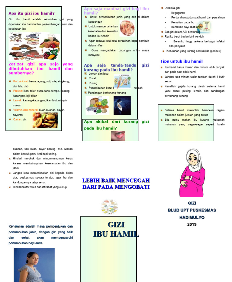 Leaflet Bumil | PDF