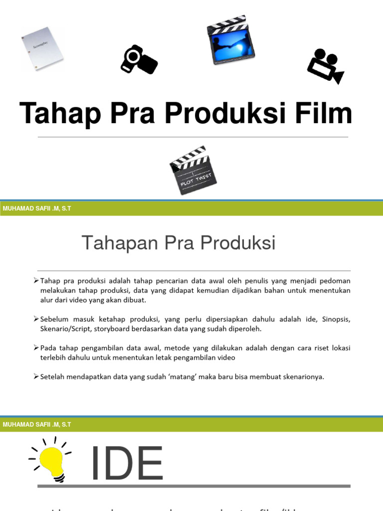 Materi Pra Produksi Film | PDF