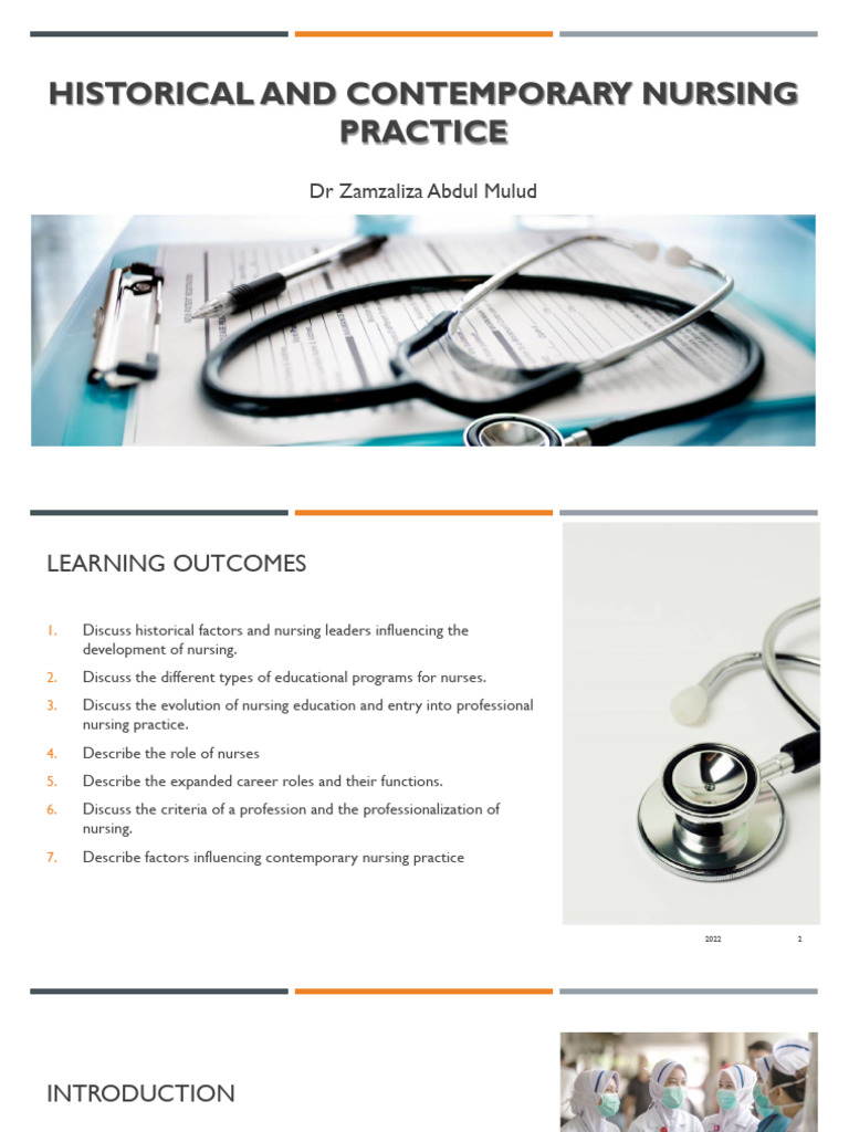 Historical and Contemporary Nursing Practice | PDF | Nursing | Florence ...