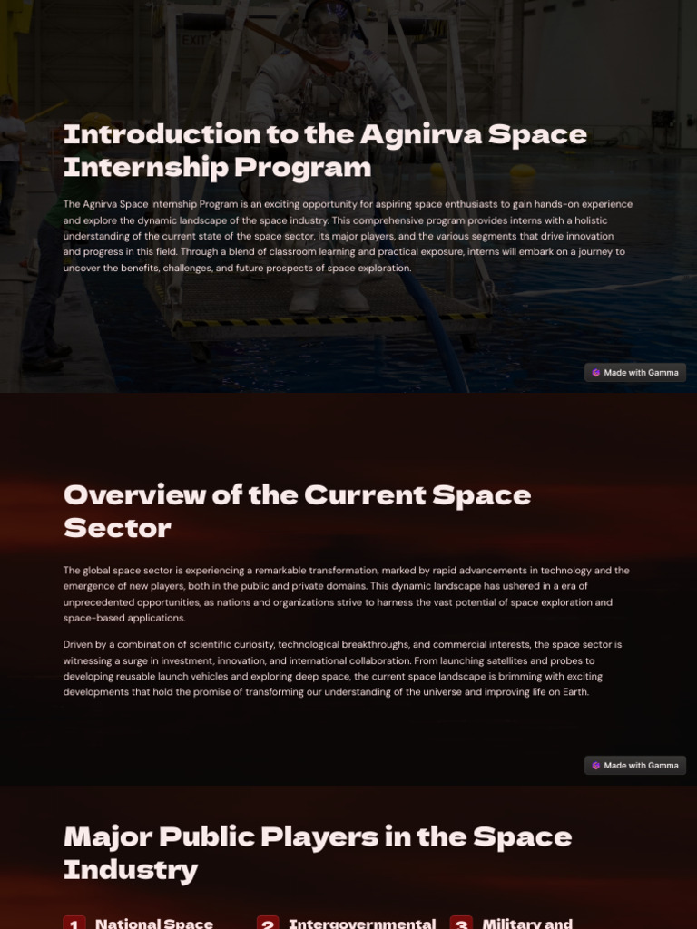 Introduction To The Agnirva Space Internship Program | PDF | Satellite | Space Exploration