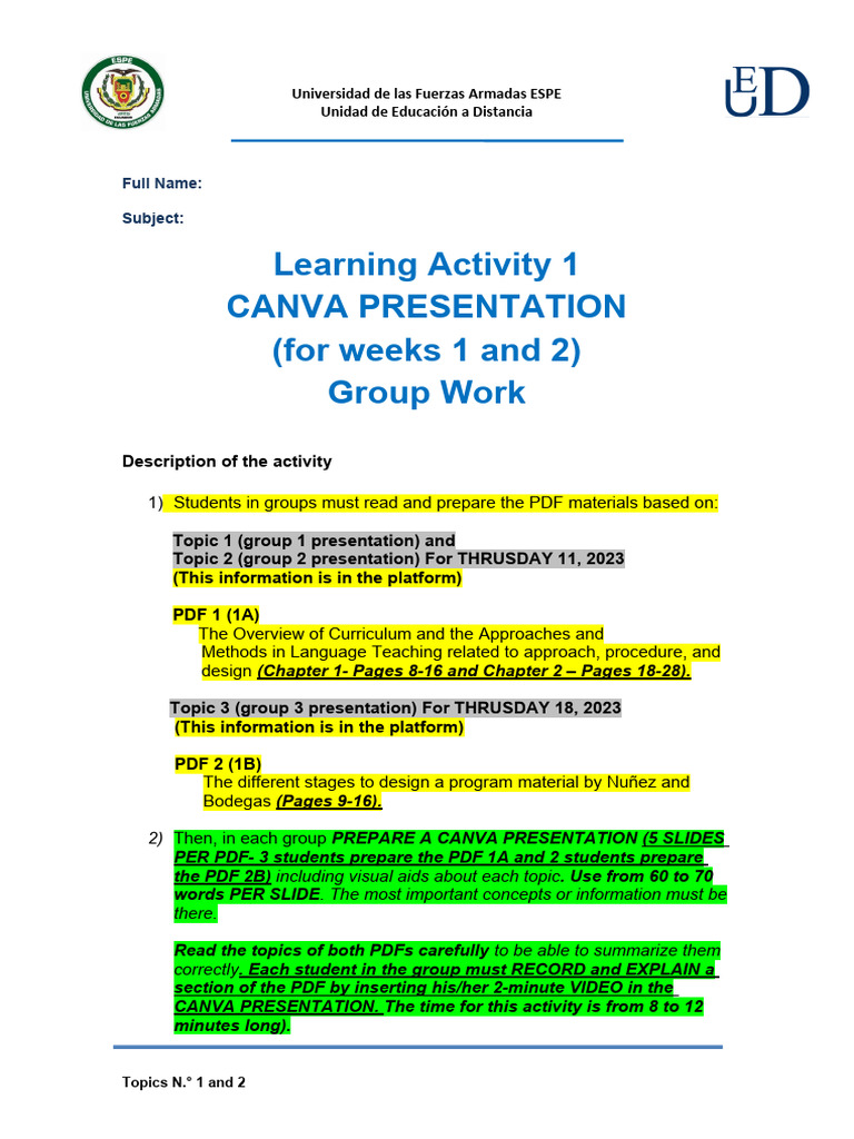 3-CPD Models Activity 1 PS MAY11 | PDF | Grammar | Word