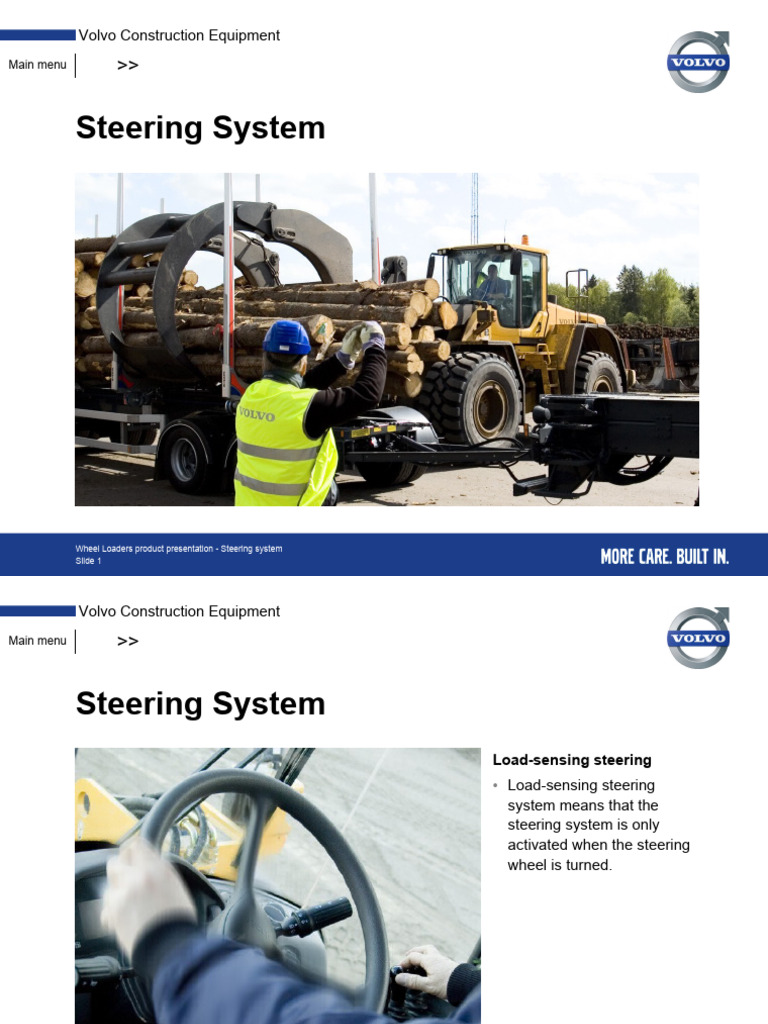 Steering 1 | PDF | Steering | Loader (Equipment)