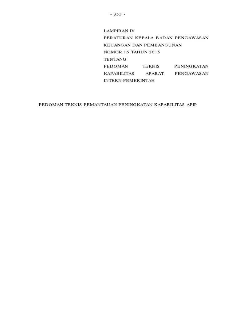 05 Lampiran IV Pedoman Monitoring | PDF | Karier & Perkembangan | Bisnis