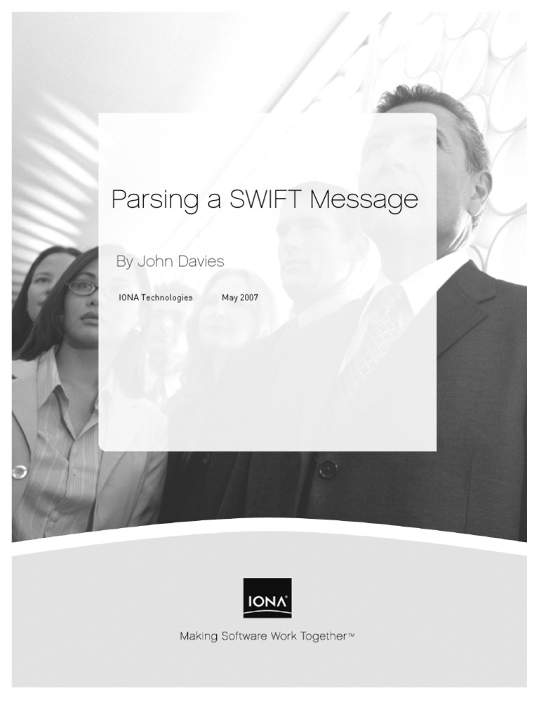 Parsing SWIFT | PDF | Service Oriented Architecture | Parsing Parsing SWIFT | PDF | Service Oriented Architecture | Parsing