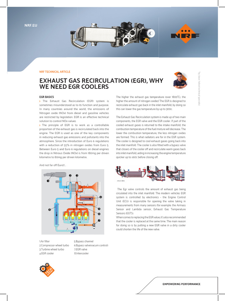 EGR System Overview and Installation Guide | PDF | N Ox | Atmosphere