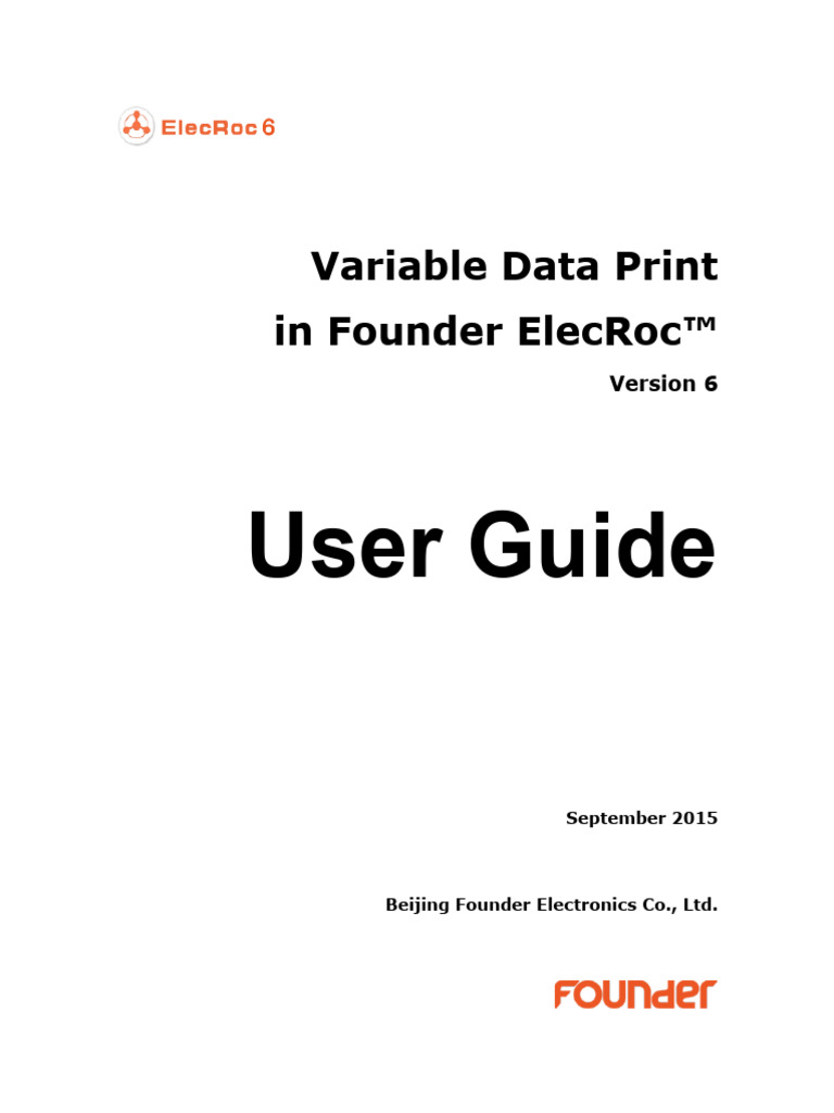 Variable Data Print User Guide | PDF | Icon (Computing) | Microsoft Excel