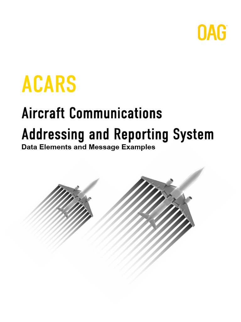 ACARS OOOI Message Specification Guide | PDF | Telecommunications ...