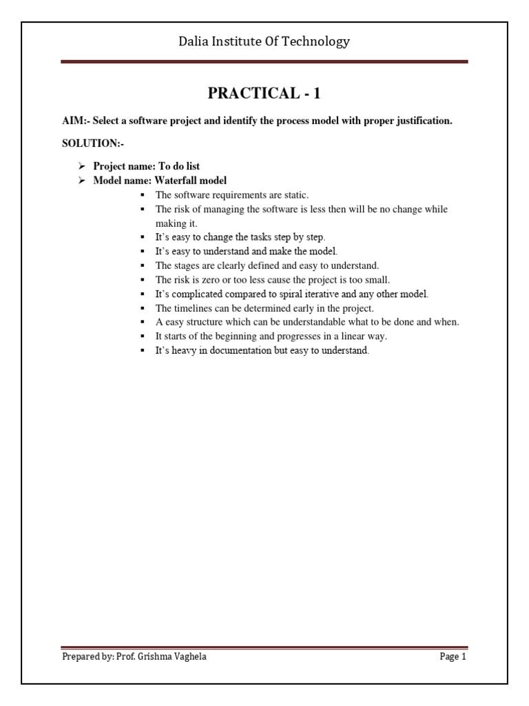 Fosd Lab Manual Solution | PDF