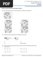 Primary 2 - SIMSO Science 2023 (With Answers) | PDF | Moon | Sun