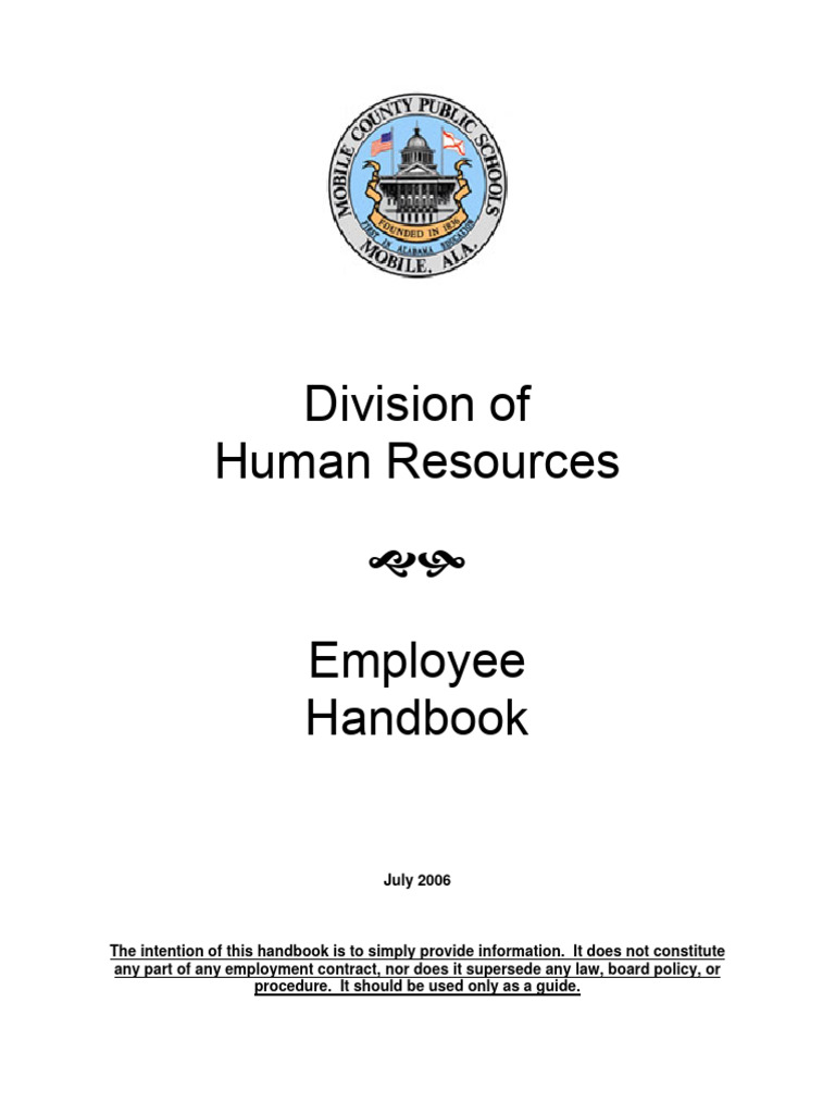 Employee Handbook | PDF | Employment | Sick Leave