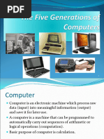 Five Generations of Computers | PDF | Computing | Quantum Computing