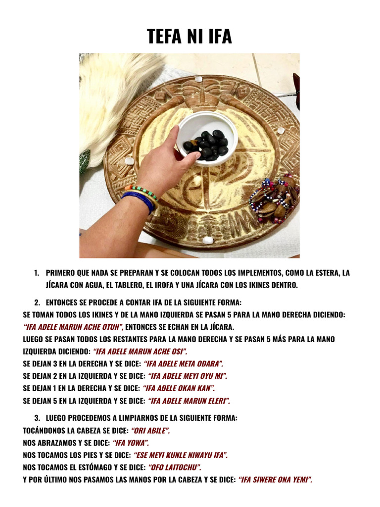 PROCEDIMIENTO DE TEFA | PDF