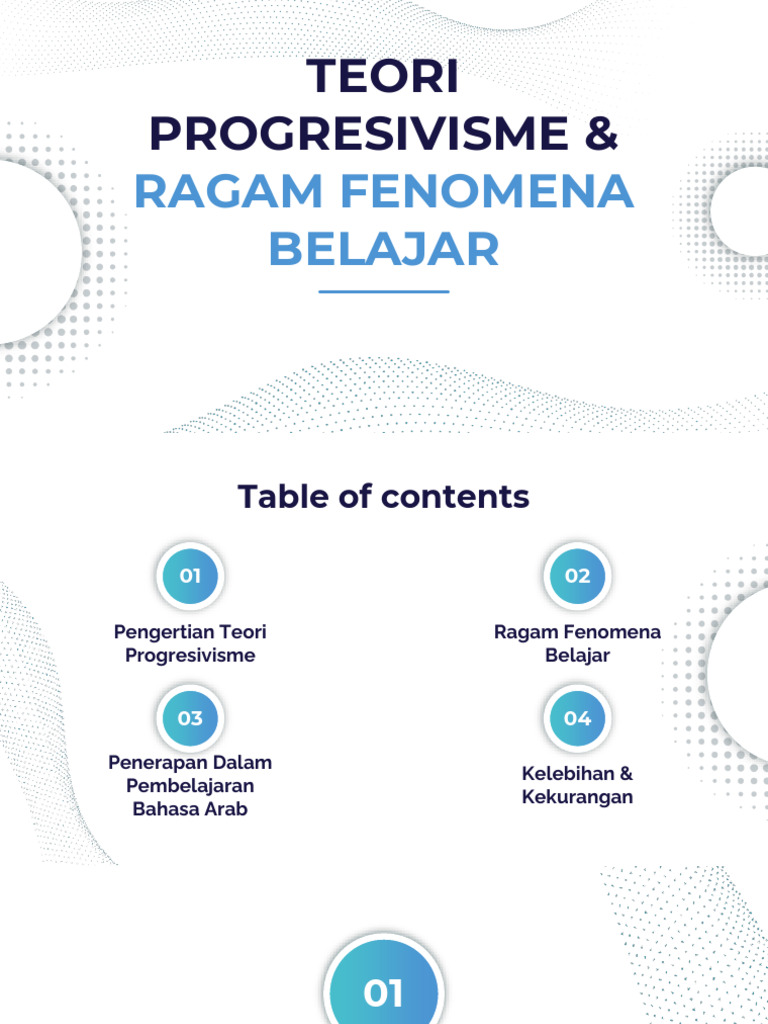 Teori Progresivisme & Ragam Fenomena Belajar | PDF