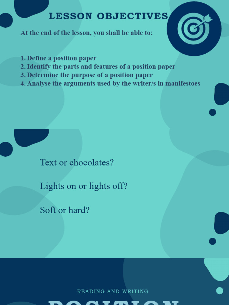 Position Paper 1 | PDF | Argument | Cognition