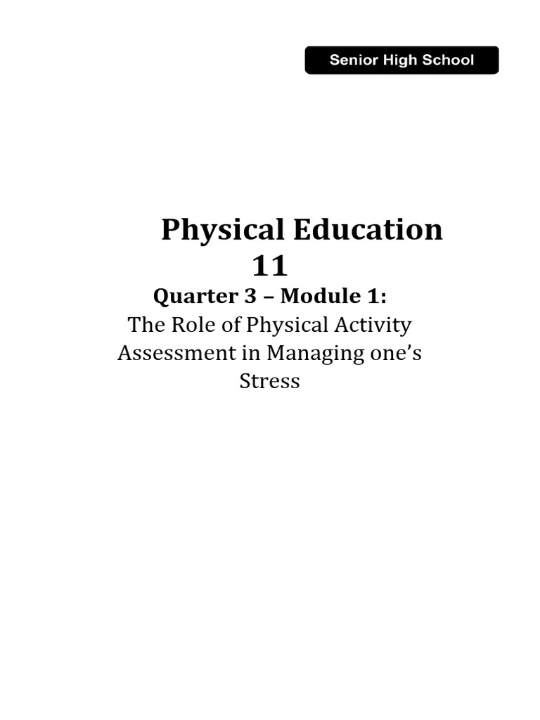 Physical Education 11 Q3 MODULE 1 4 Abm Gas Humss | PDF | Nutrition ...