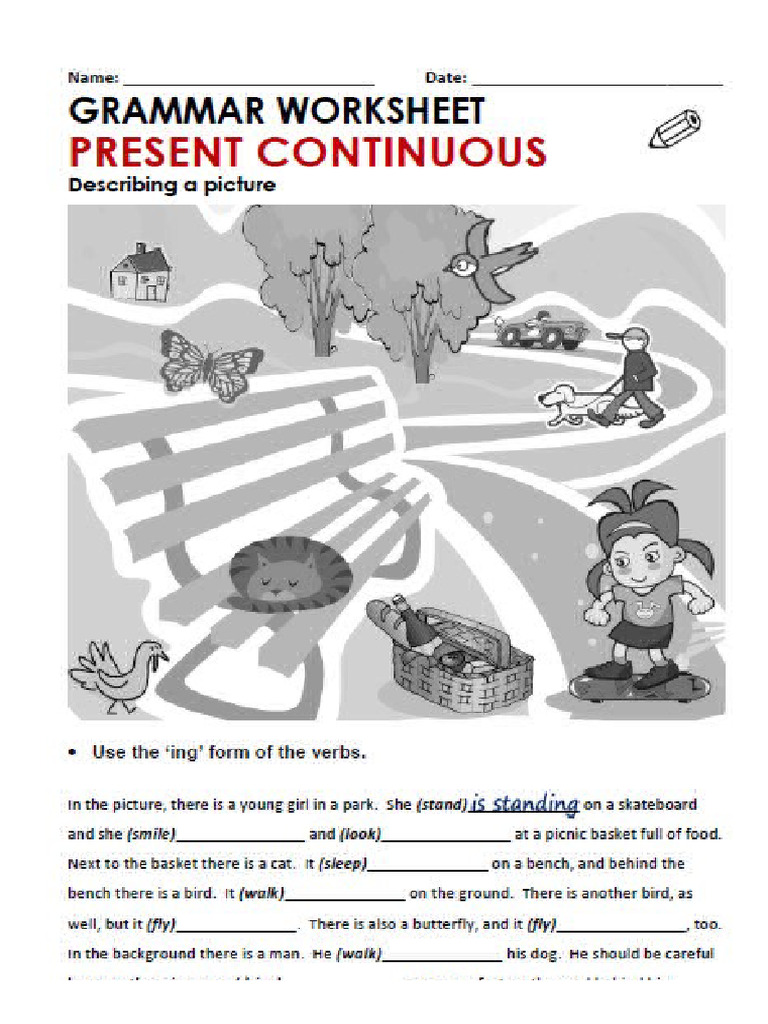 Present Continious | PDF