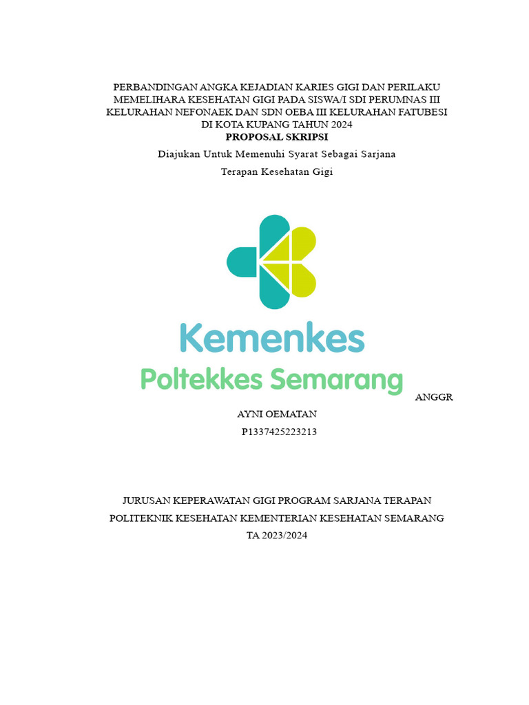 ANGGRAYNI OEMATAN P1337425223213 - Koreksi 09072024 | PDF