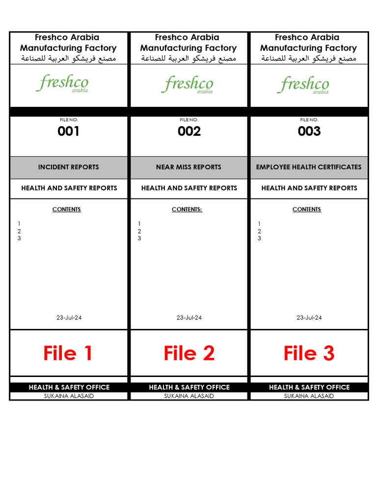 File Labels | PDF | Workplace | Business
