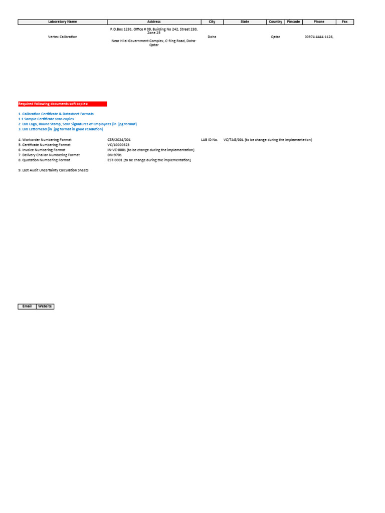 Vertex Calibration Document Overview | PDF | Metrology | Physical Quantities