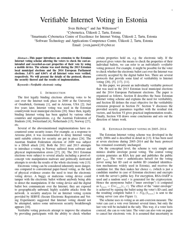 Mobileverification Ieee | PDF | Electronic Voting | Voting