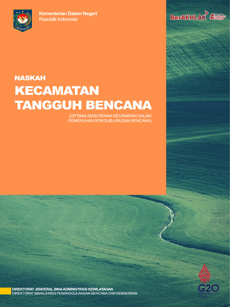 Naskah Kecamatan Tangguh Bencana - 221018 - 093352 | PDF