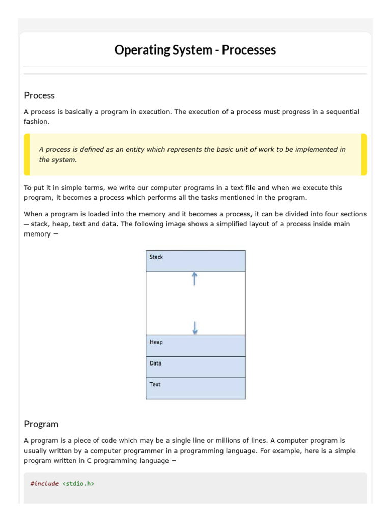 Understanding Operating System Processes | PDF