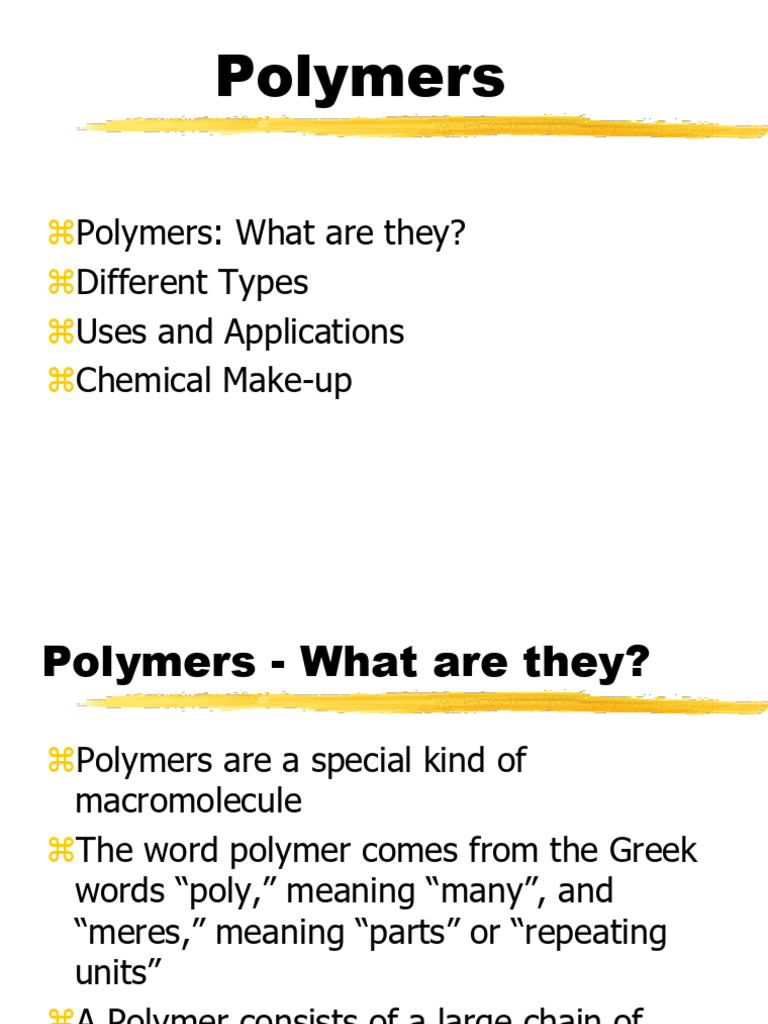 Polymers | PDF | Polymers | Polyethylene