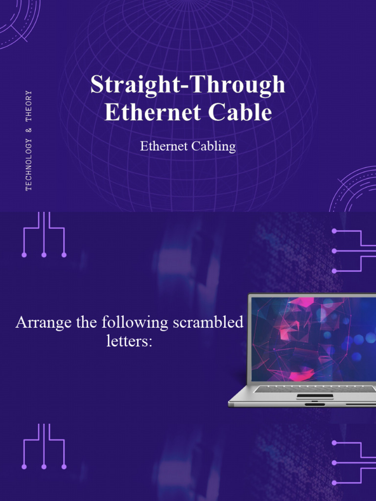 Straight-Through Lan Cable | PDF | Electrical Connector | Information ...