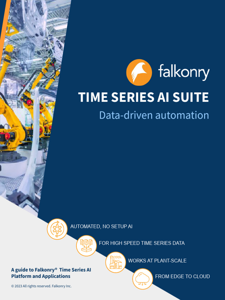 Falkonry Product Suite Overview | PDF | Artificial Intelligence | Intelligence (AI) & Semantics