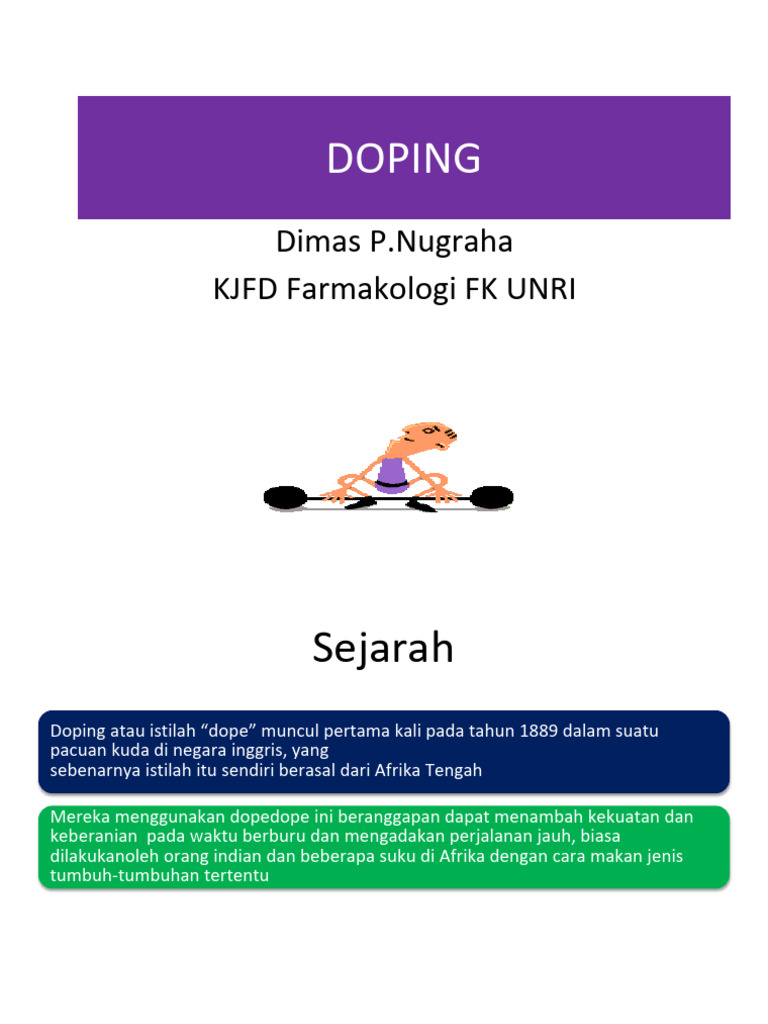 Farmakologi Doping | PDF | Doping In Sport | Androgen