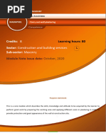 Masonry Works Finishes I (Module 1) Level 4, 5 & 6 | PDF | Masonry ...