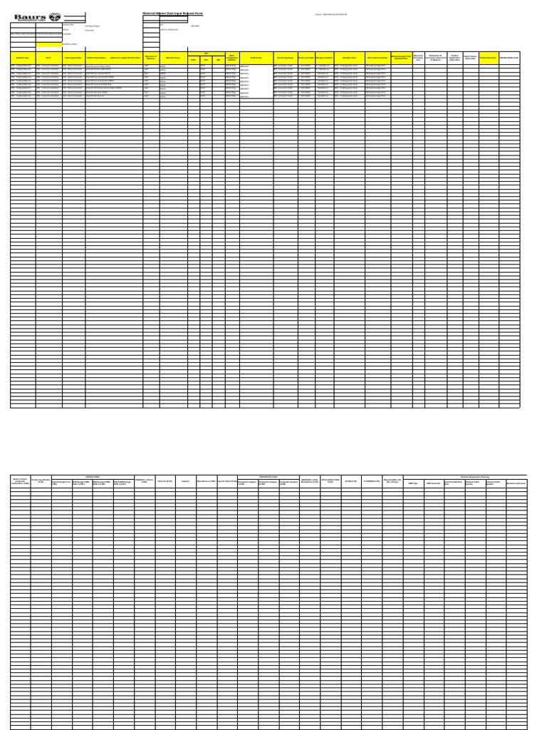 Copy of Material Master Data Input Request Form - V8.0 - HANA - 27.11. ...