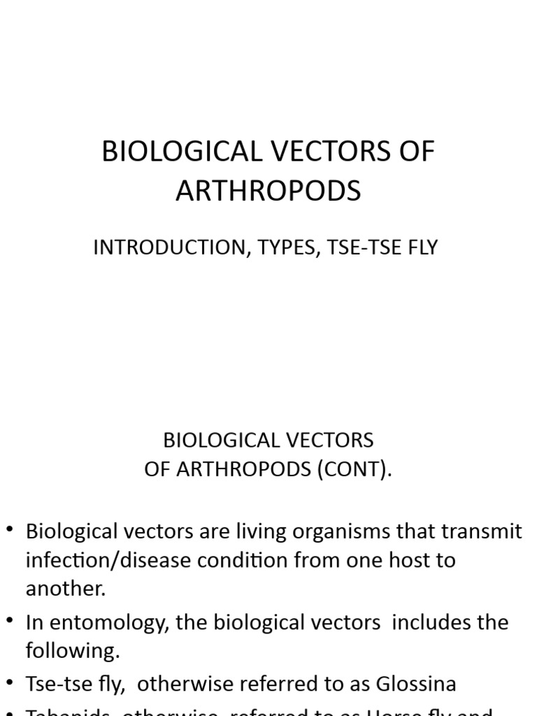 BIOLOGICAL VECTORS OF ARTHROPOD and TSETSE FLY. | PDF | Fly | Insects ...