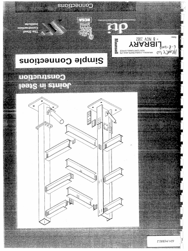 Joints in Steel Construction - Simple Connections (2) | PDF