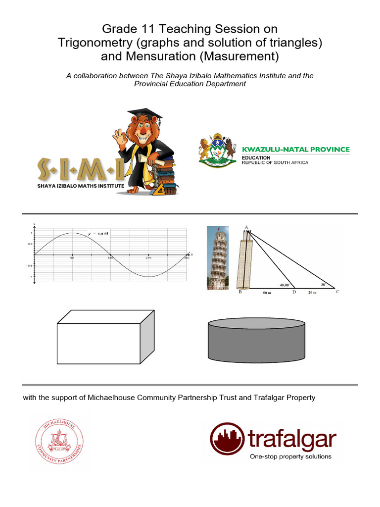 Grade 11 Teaching Session On Trigonometry and Measurement | PDF ...