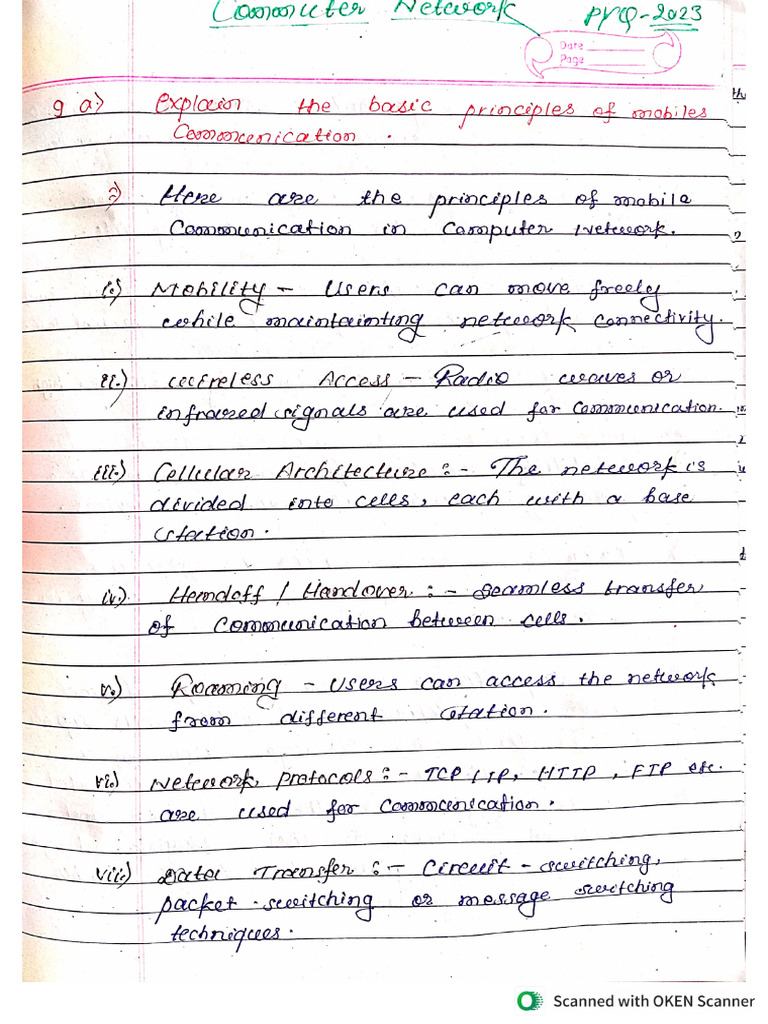 Pyq (Computer Network) | PDF