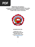 Program Kerja ANBK 2025 | PDF