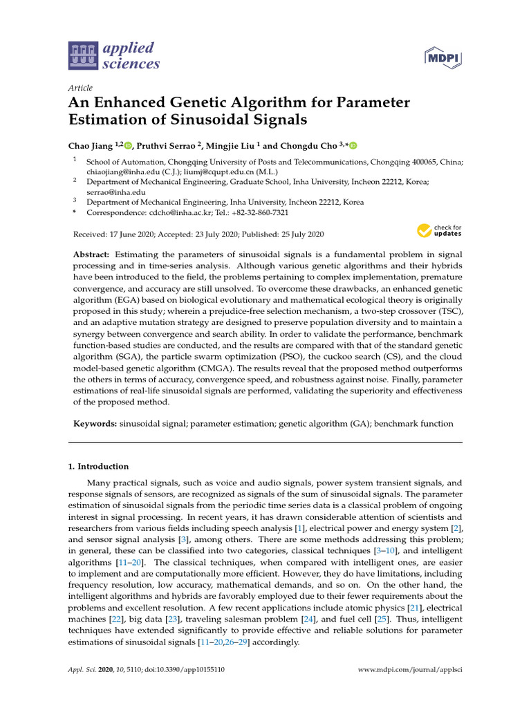 Enhanced Genetic Algorithm Pdf Genetic Algorithm Natural Selection