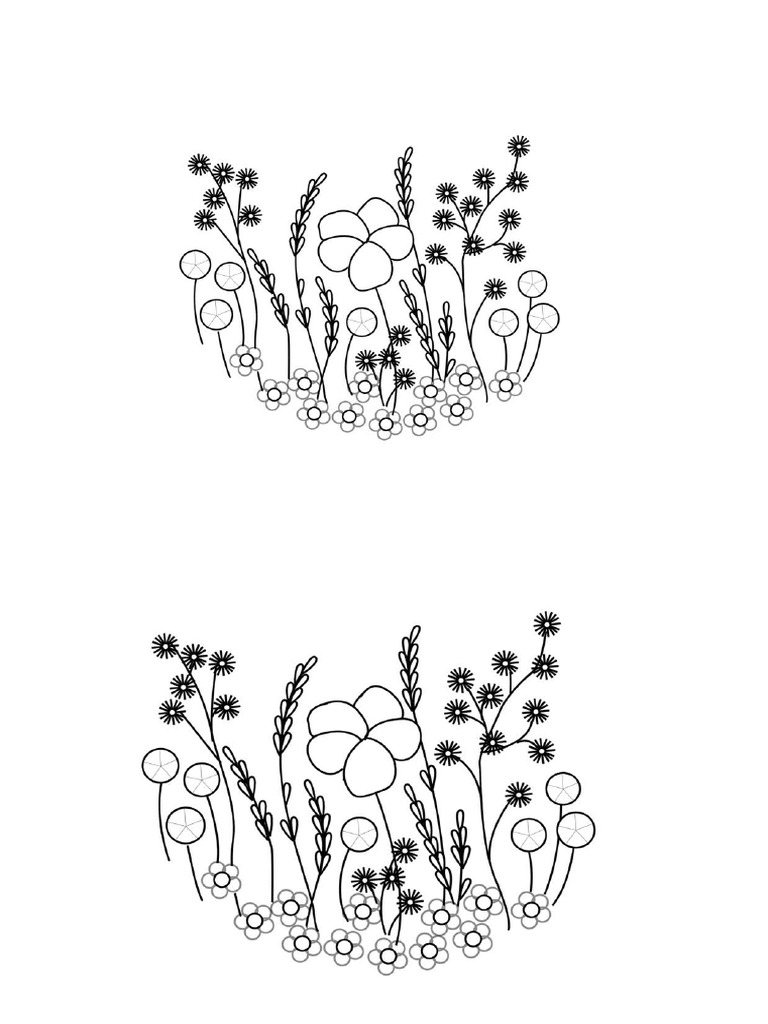 5 Stitches For Flowers Pattern | PDF