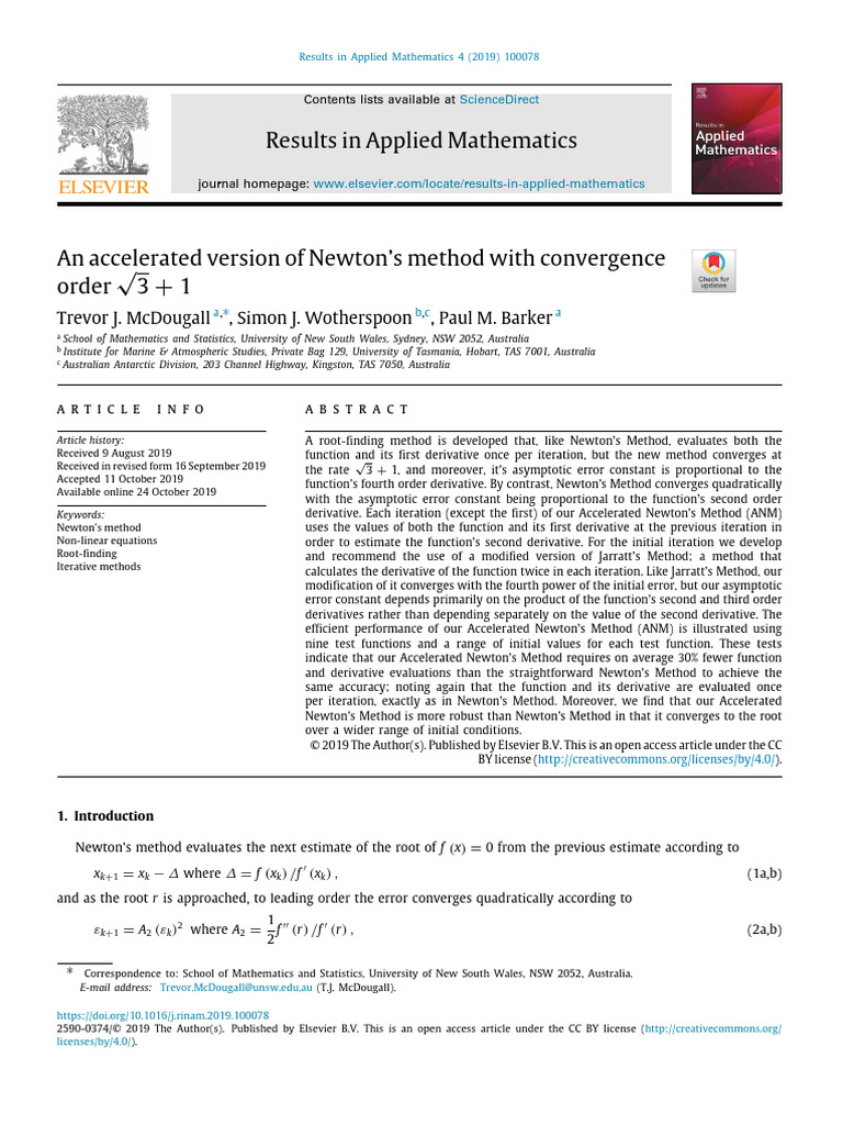 Newton Method | PDF | Mathematics | Analysis