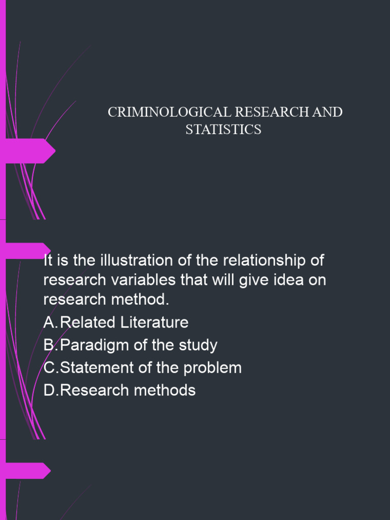 Criminological Research Methods Explained | PDF | Sampling (Statistics ...