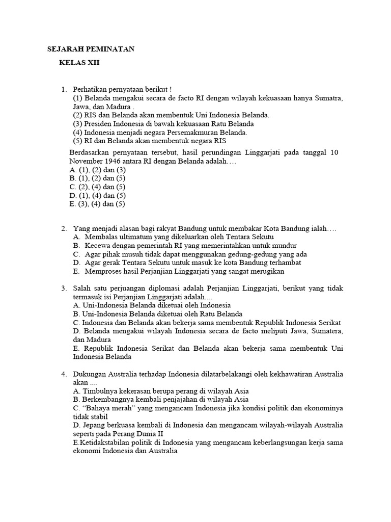 Sejarah Peminatan Xii Iis | PDF | Sejarah