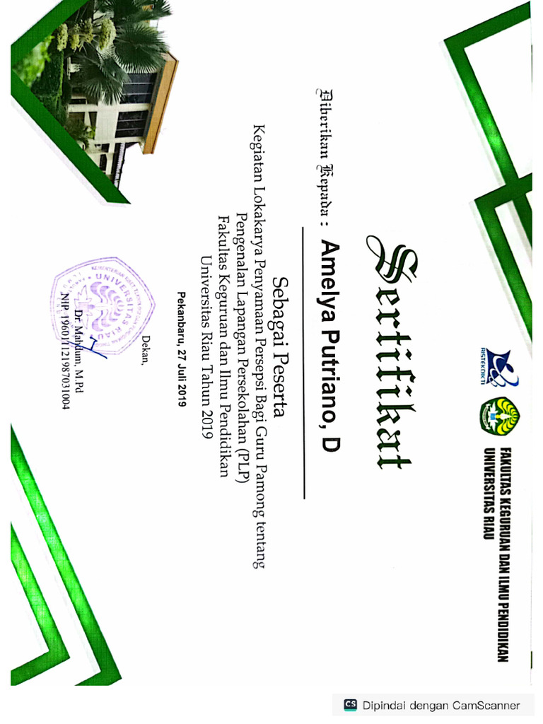 Sertifikat | PDF