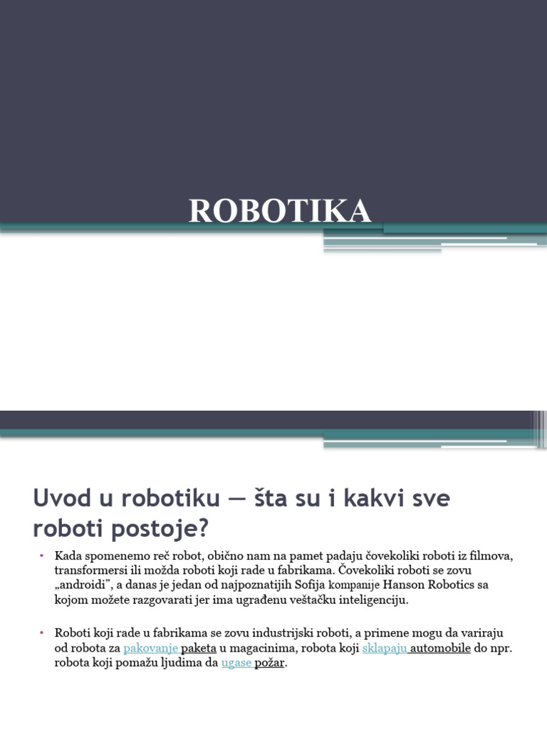 ROBOTIKA | PDF