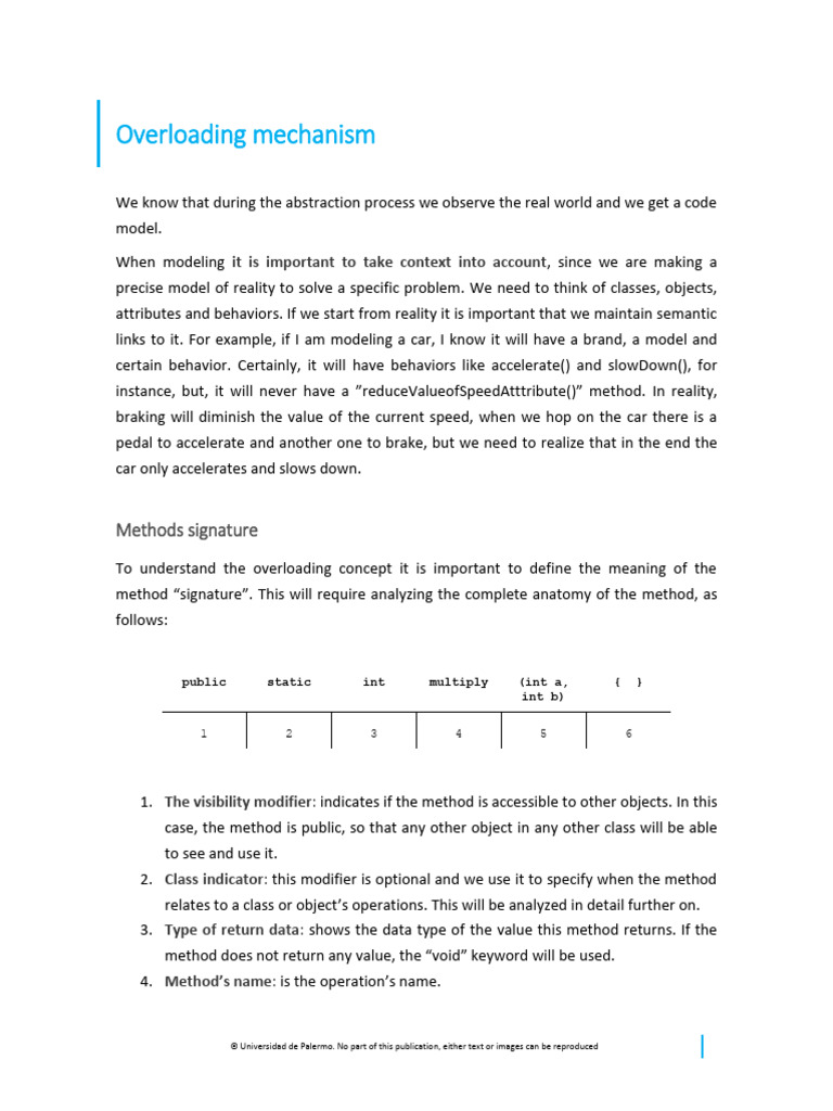MuaFPaRBR1Ko4hy VQyC4A Overloading-Mechanism | PDF | Method (Computer Programming) | Class ...