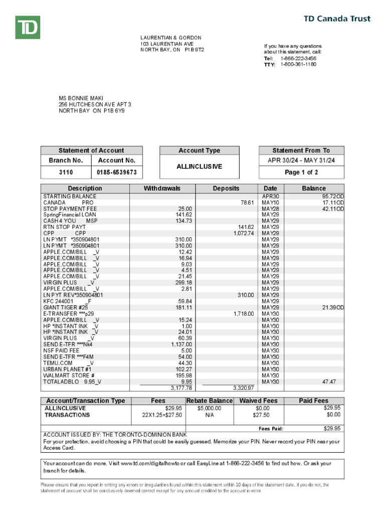 PDF Document 2 | PDF | Personal Identification Number | Fee