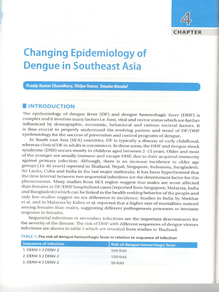 Book Chapter - Dengue - API | PDF