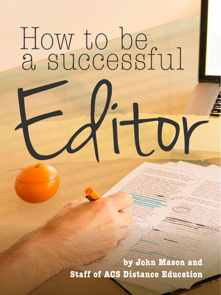 How To Be A Succ | PDF | Editing | Proofreading