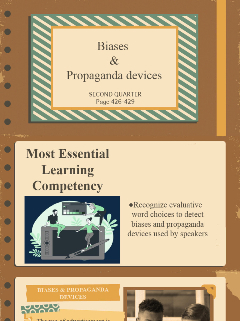 Understanding Biases and Propaganda Devices | PDF | Propaganda | Bias
